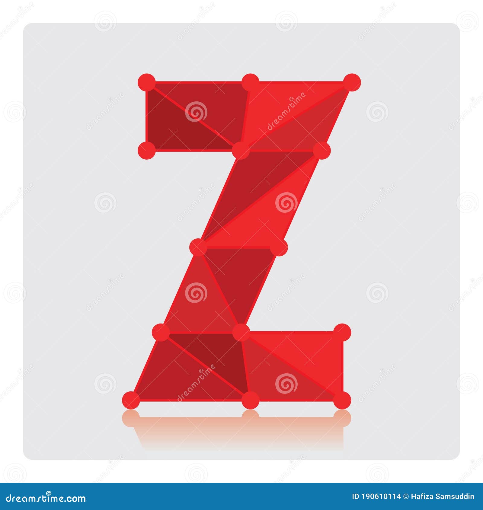 Letter Z. Vector Illustration Decorative Design Stock Vector ...
