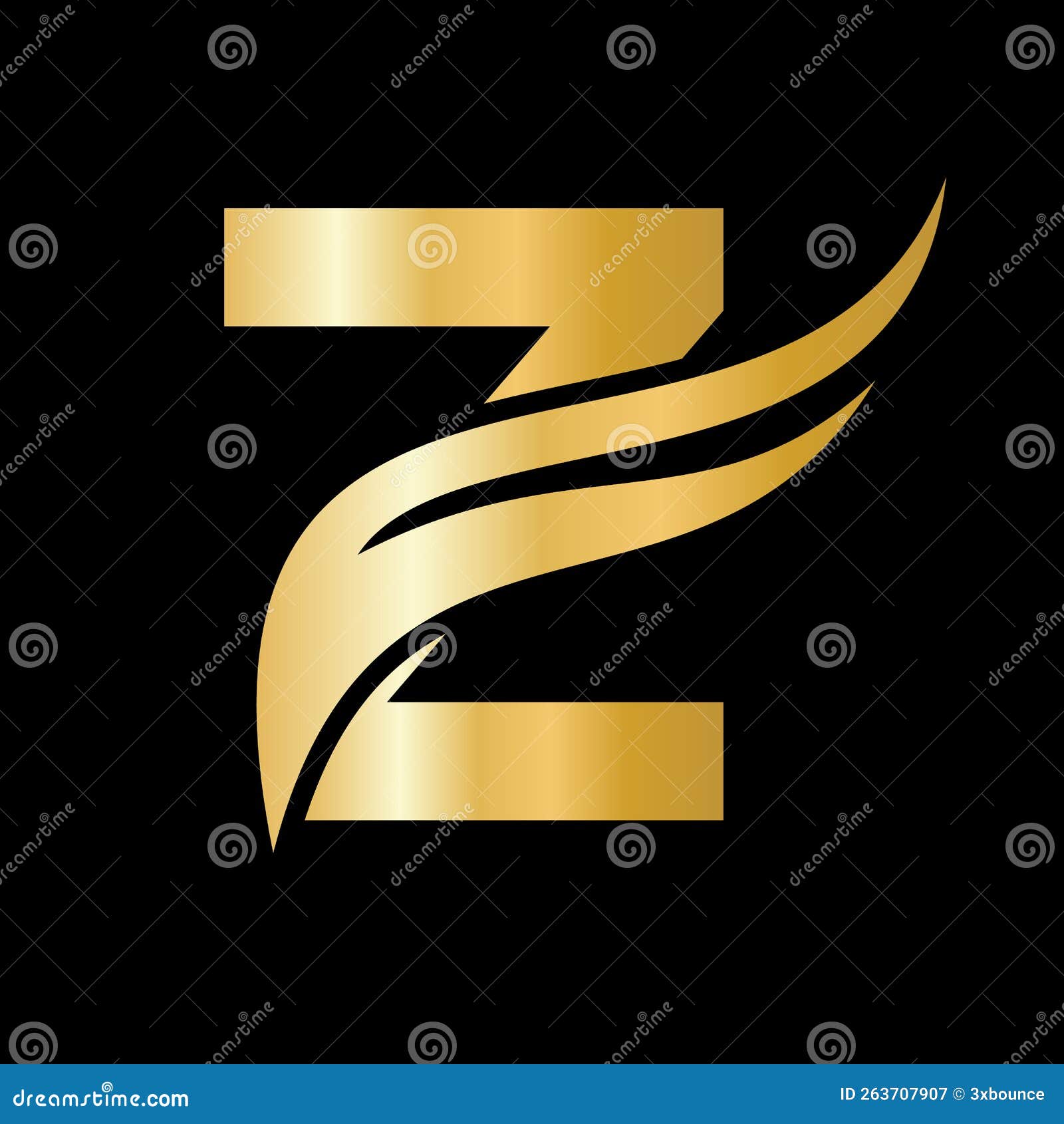 Letter Z Wing Logo for Transport, Freight, Transportation Logotype ...