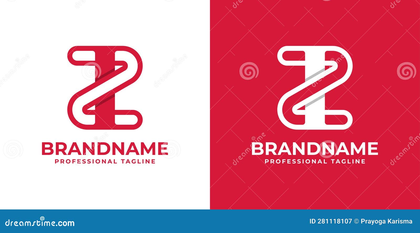 Letter ZI or IZ Monogram Logo, Suitable for Any Business with ZI or IZ ...