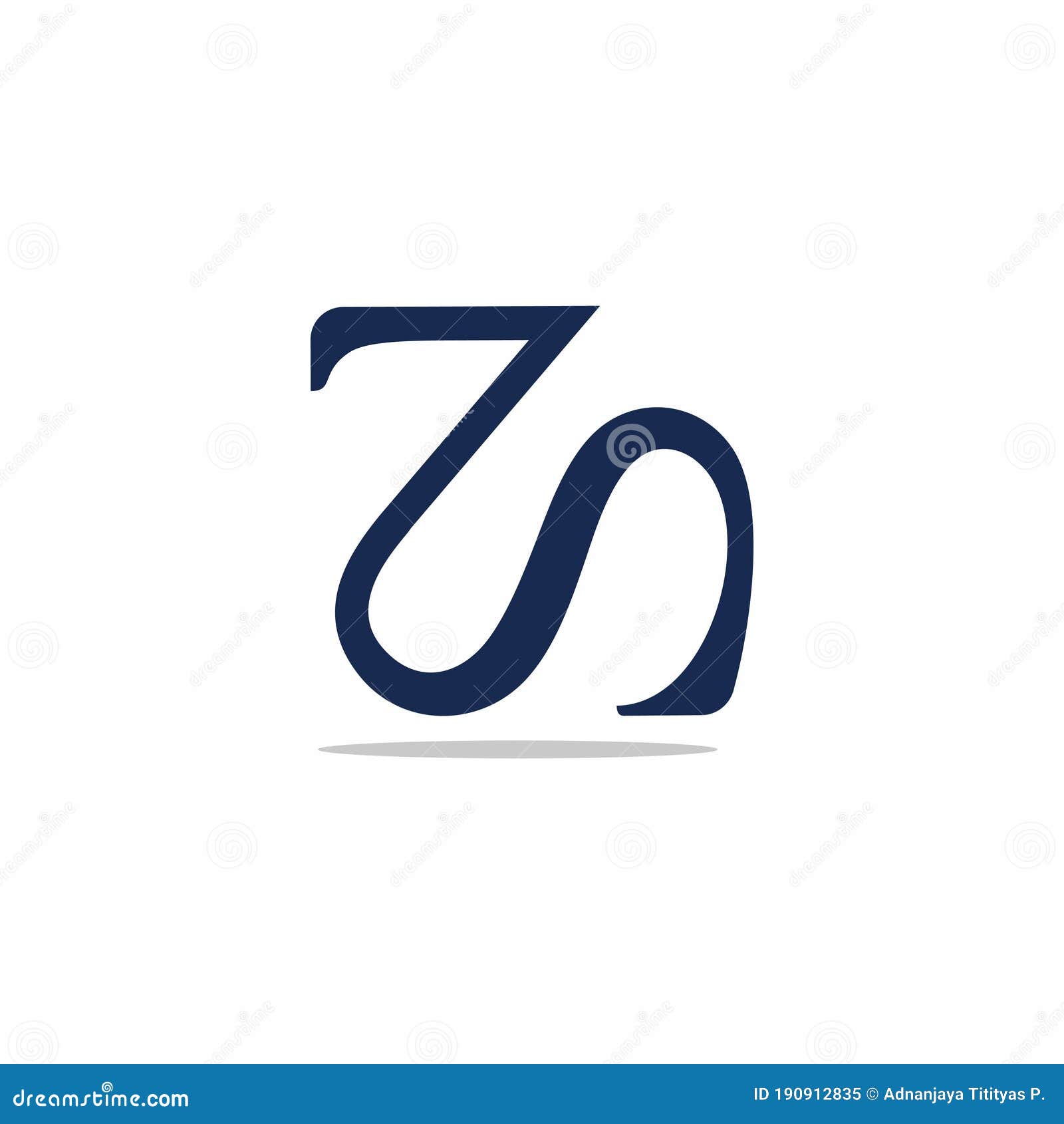 Letter Zs Simple Curves Design Symbol Logo Vector Stock Vector ...