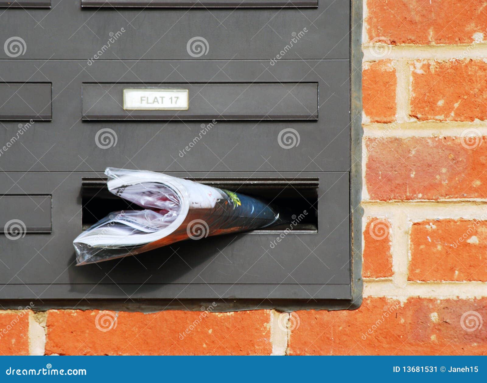 Letterbox stock image. Image of mail, open, catalogue - 13681531