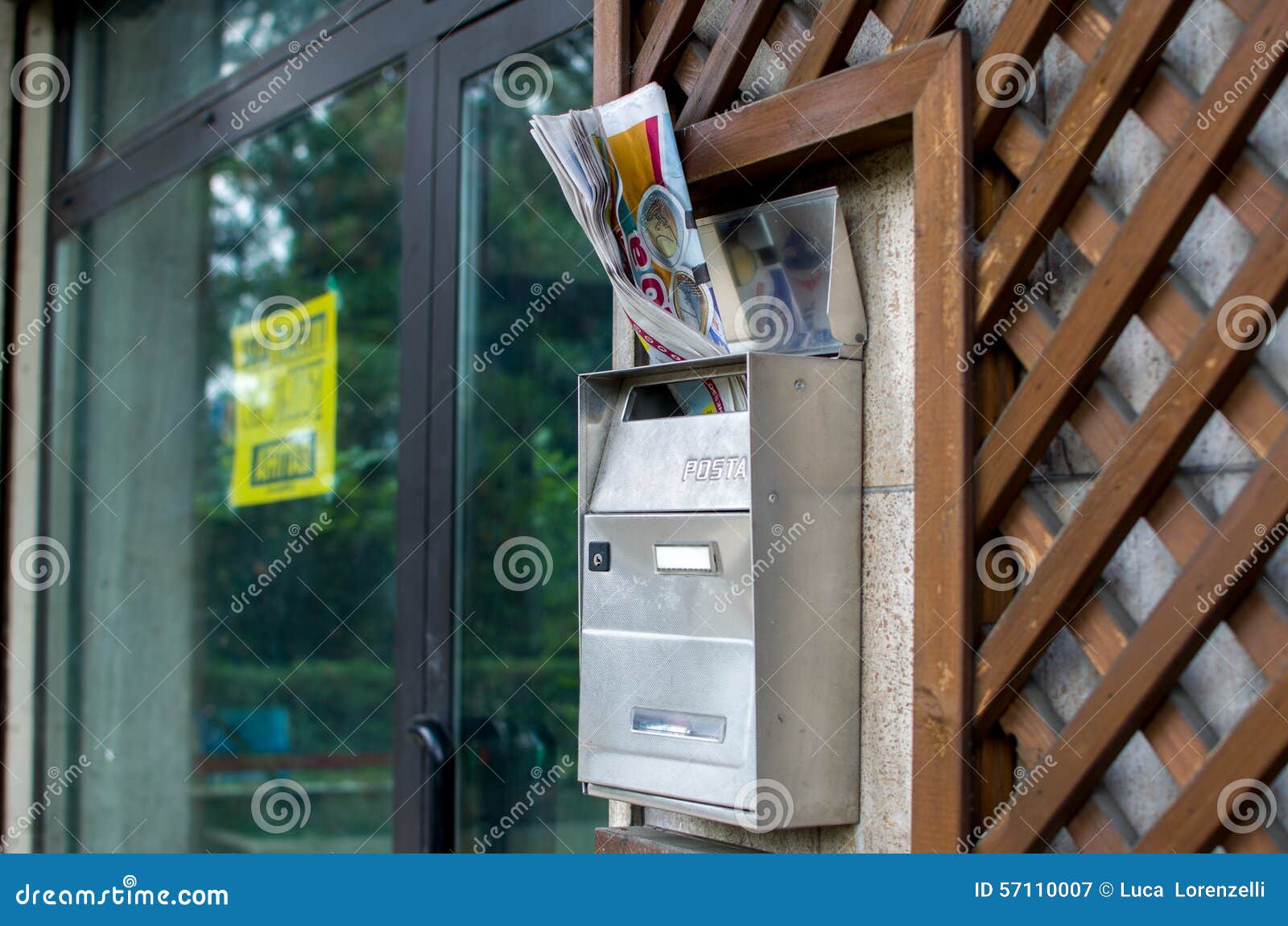 Letterbox for advertising stock image. Image of ship - 57110007