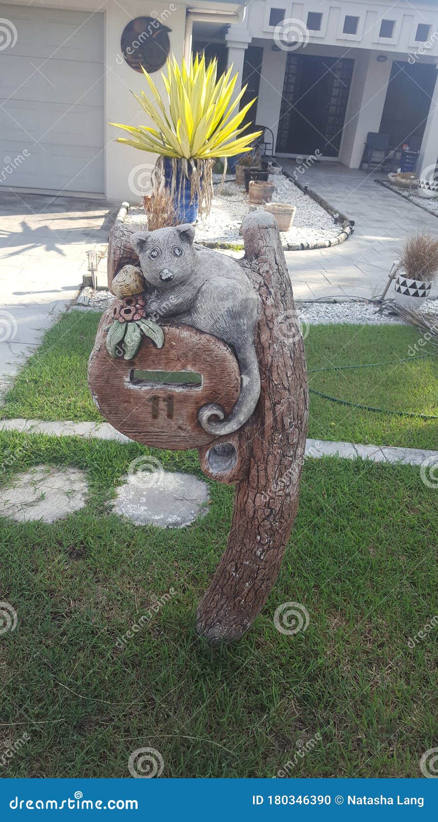 Artistic Letterbox Creation Seen on a Letterbox at Clinton, QLD ...