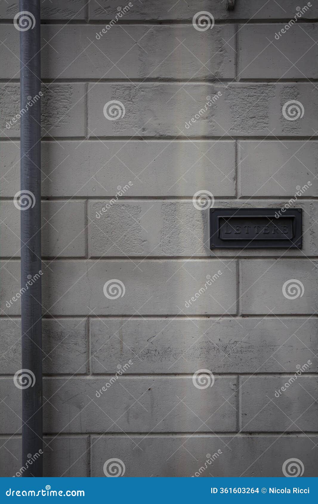 Old Letterbox In The Wall, Traditional Way Of Delivering Letters ...