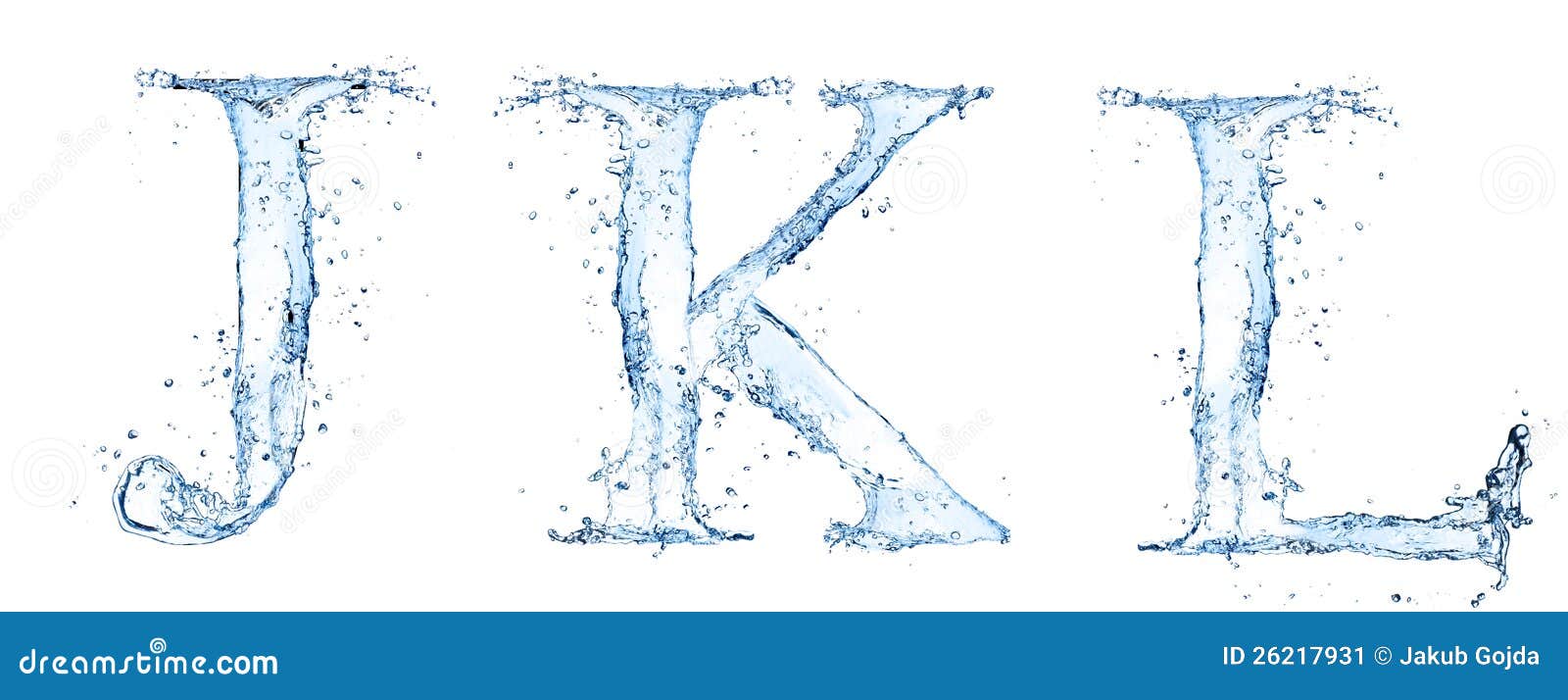 Lettere dell'acqua illustrazione di stock. Illustrazione di fresco ...