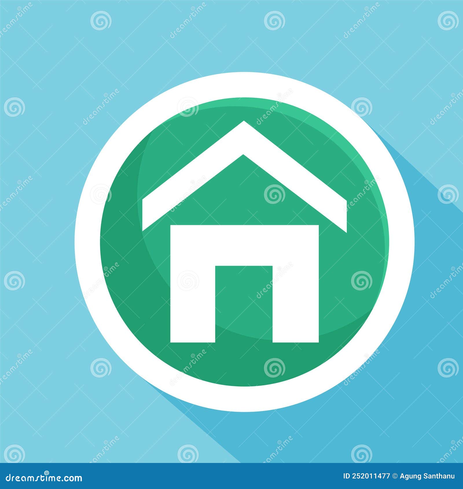 House or Residence Vector Icon and Home Symbol Icon Vector Illustration ...