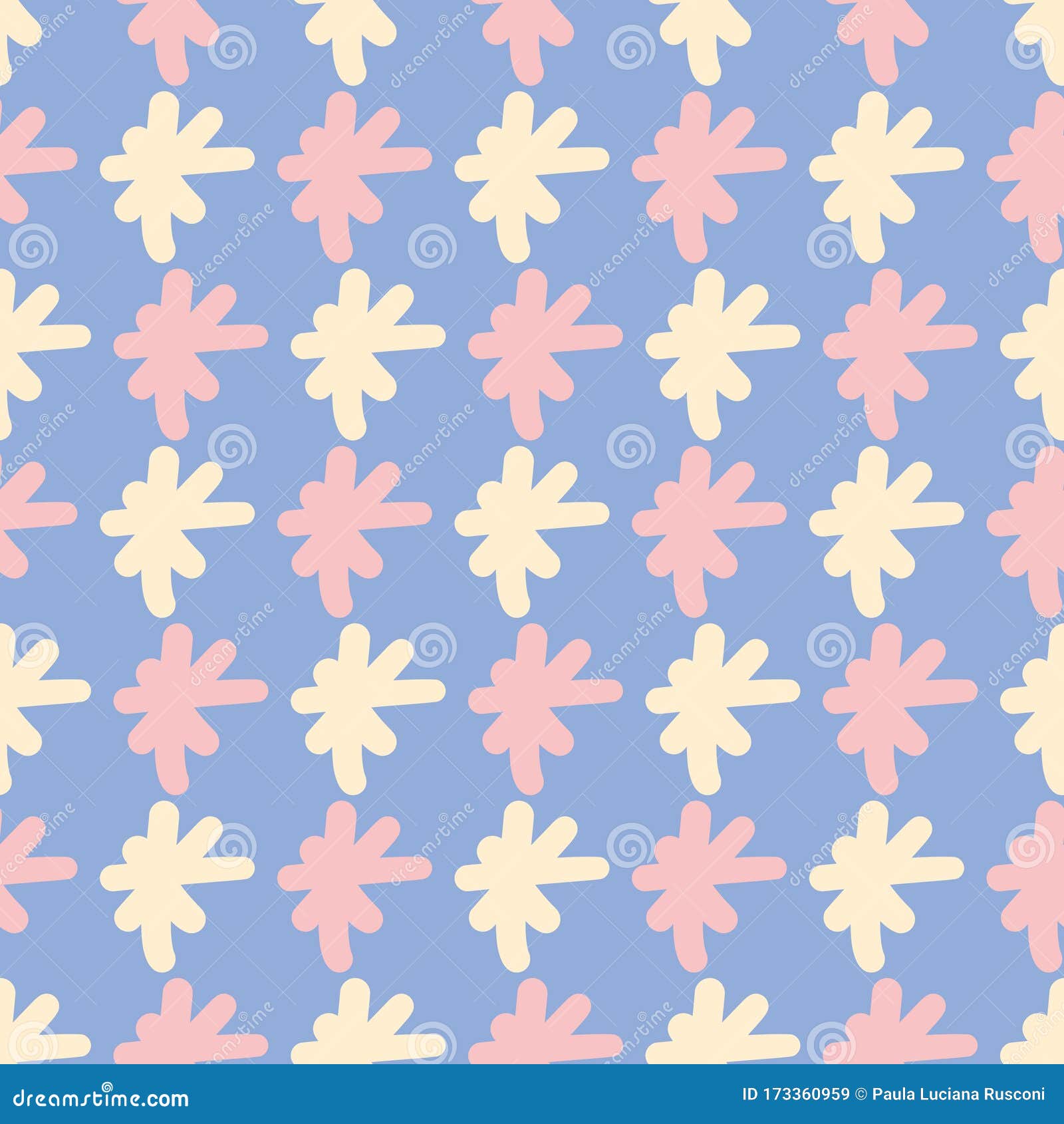 Lettering Asterisk Sign Seamless Vector Pattern Stock Vector ...