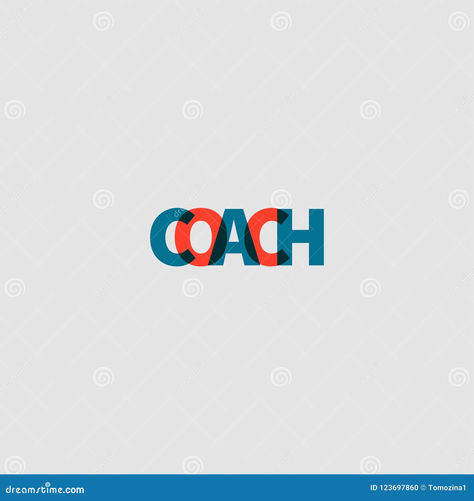 Lettering Coaching Isolated Stock Illustration - Illustration of ...