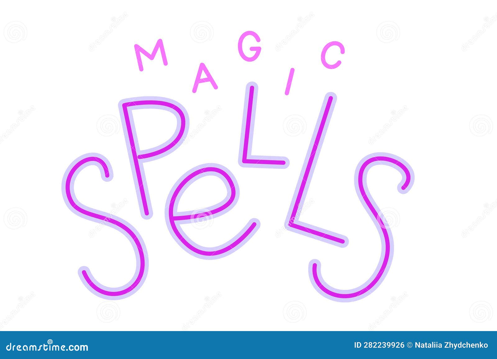 Lettering composition stock vector. Illustration of phrase - 282239926