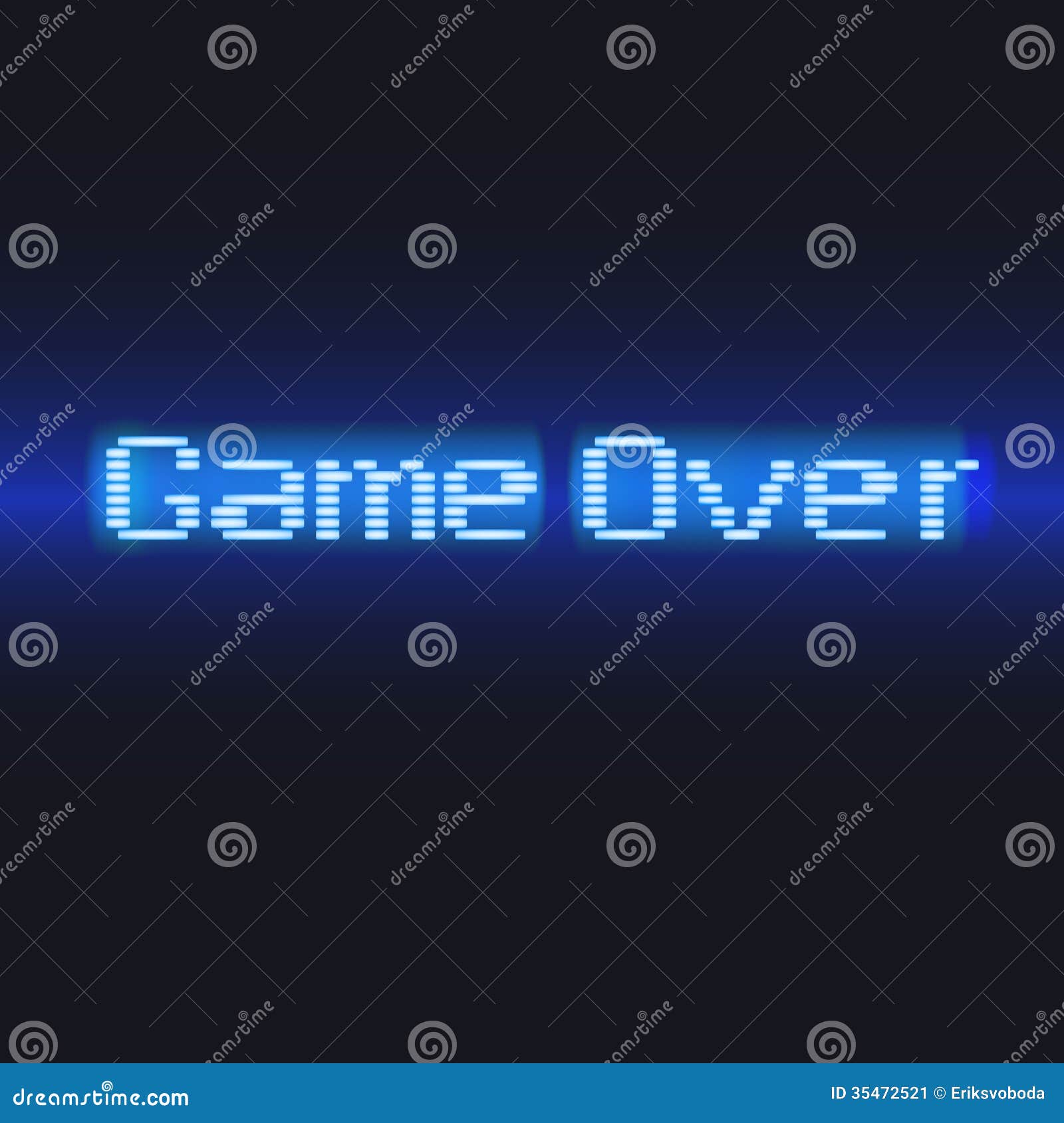 Lettering, Game Over Picture. Image: 35472521