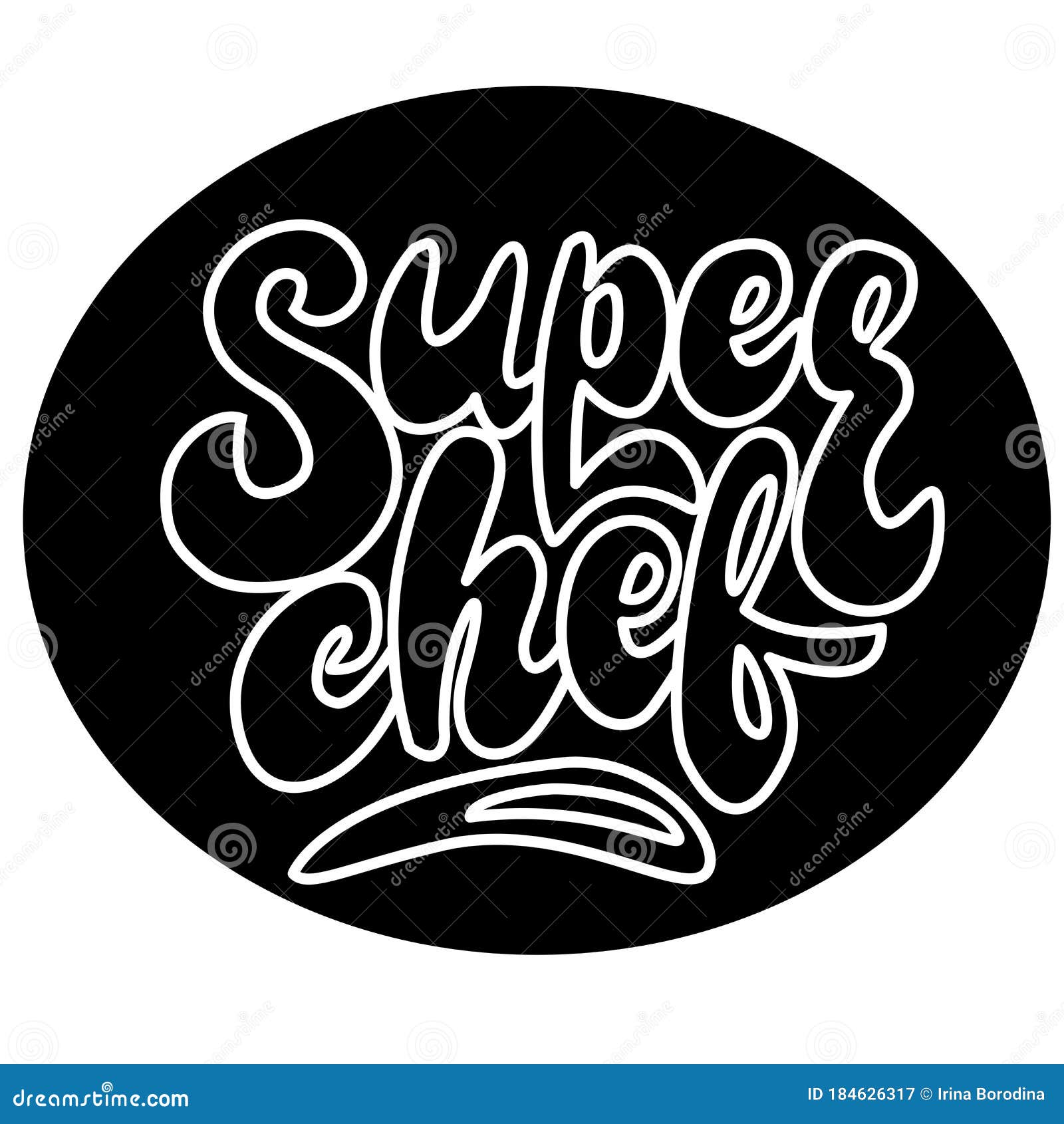 Lettering for the Kitchen - Super Chef Stock Vector - Illustration of ...