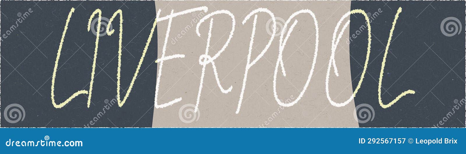 Lettering of LIVERPOOL stock illustration. Illustration of white ...