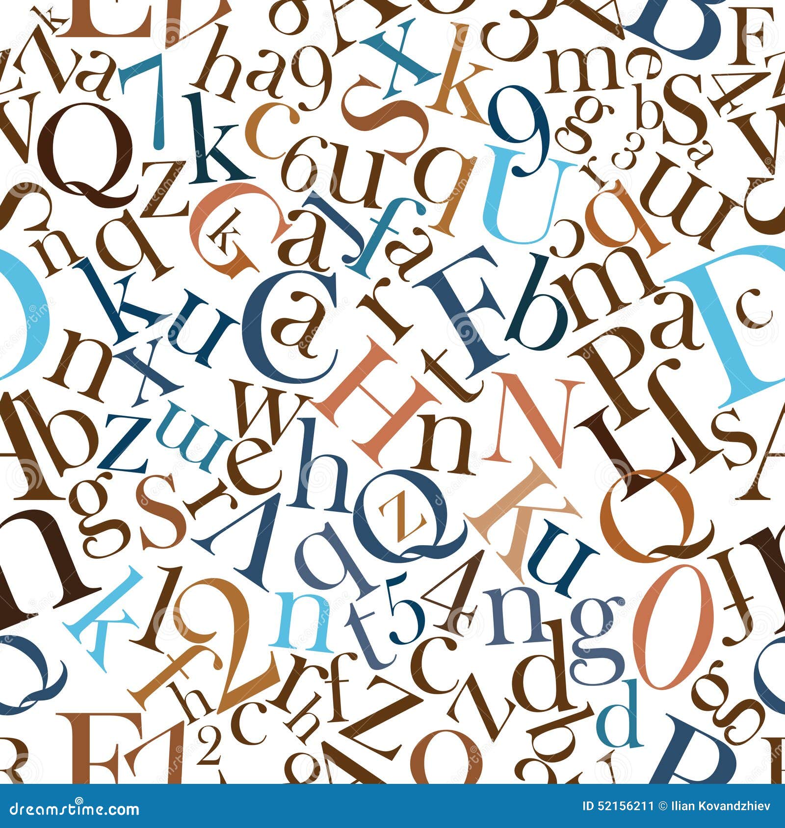 Lettering Patterns stock vector. Illustration of element - 52156211