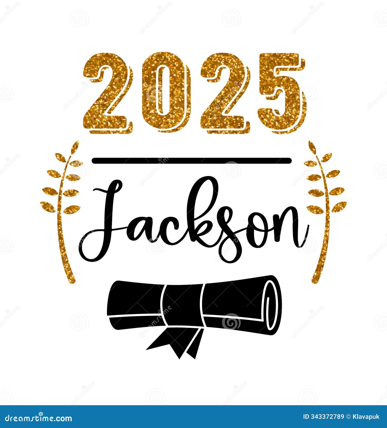 Graduate 2025 Lettering With Graduation Cap Isolated On White. Class Of ...