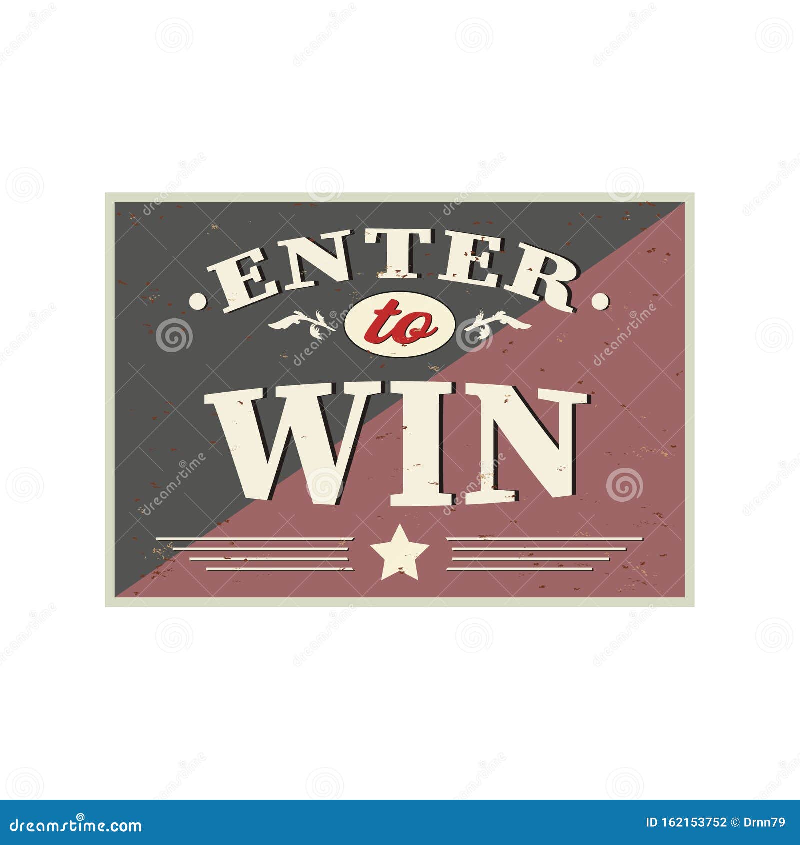 Enter To Win Lettering Text Banner. Vector Illustration. Stock Vector ... Enter To Win Lettering Text Banner. Vector Illustration. Stock Vector ...