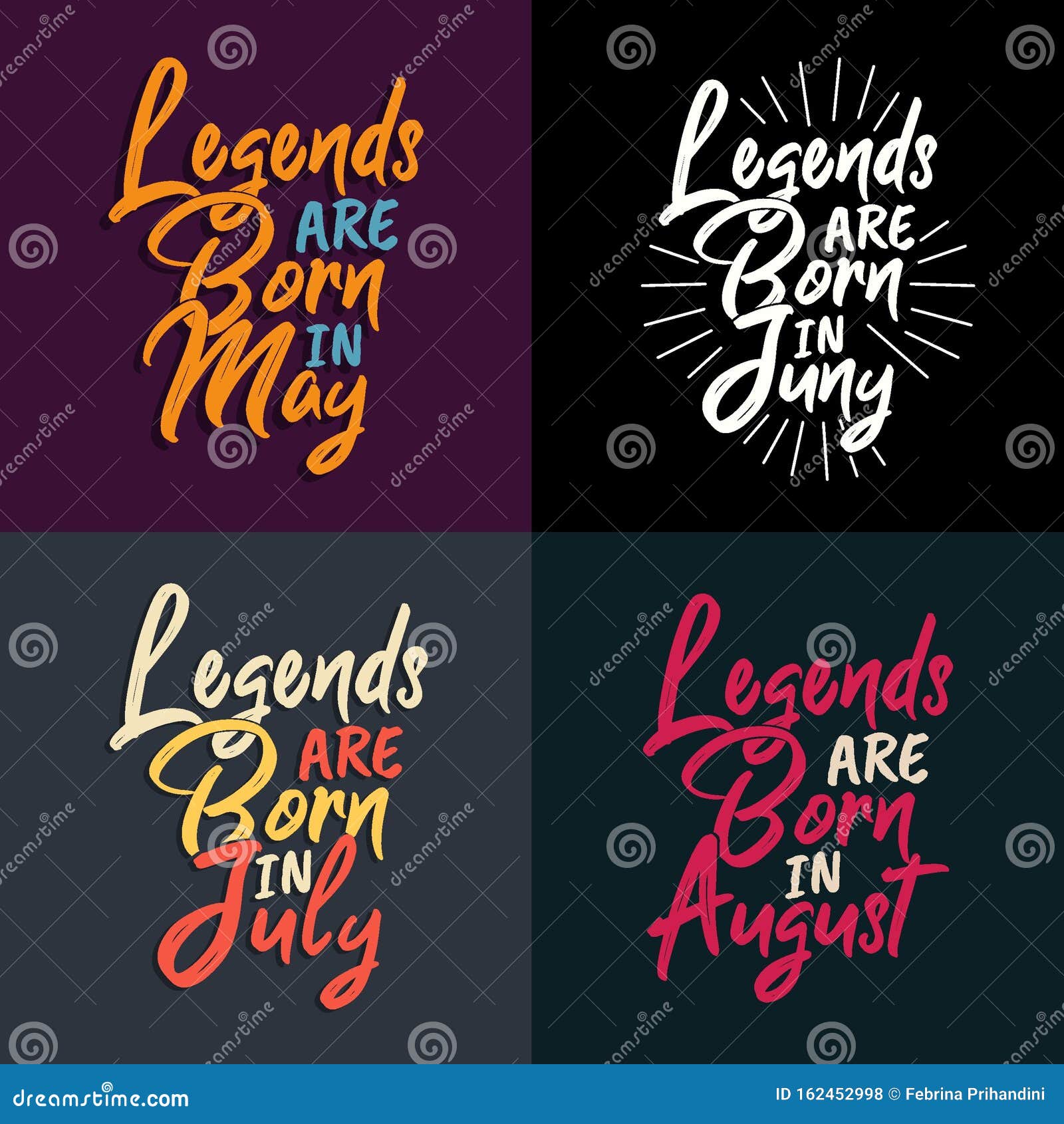 Lettering Typography Poster Motivational Quotes Stock Vector ...