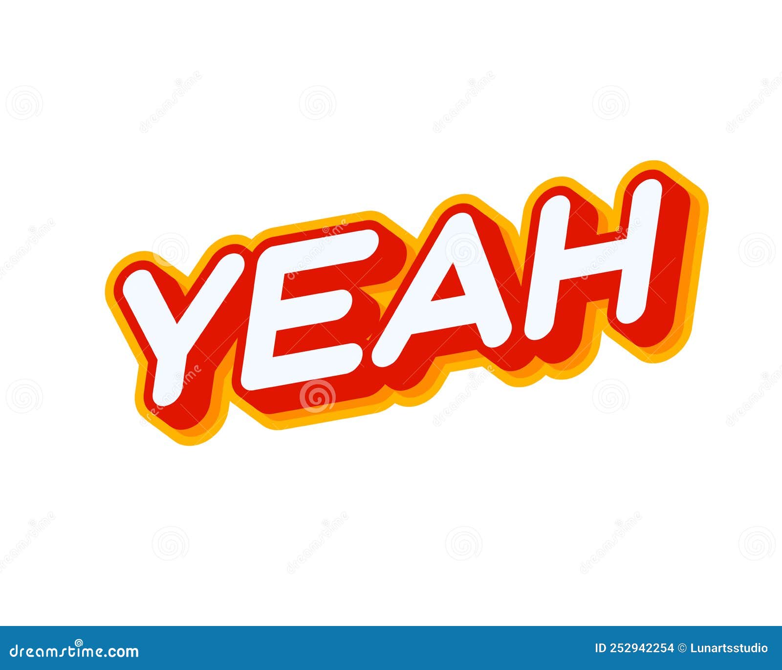 Lettering Yeah. Comic Text Sound Effects. Lettering Isolated on White ... Lettering Yeah. Comic Text Sound Effects. Lettering Isolated on White ...