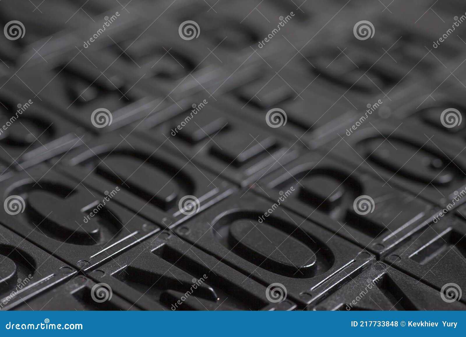 Letterpress Alphabet And Numbers Background Royalty-Free Stock Image ...