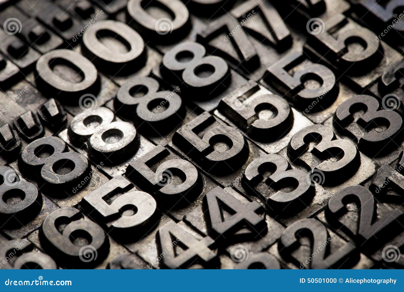 Letterpress - Block Letter English Alphabet and Number Stock Photo ...