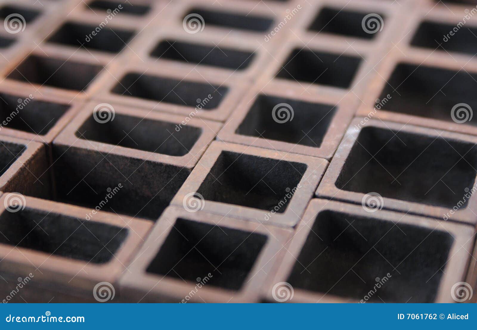 Letterpress spacers stock photo. Image of lead, texture - 7061762