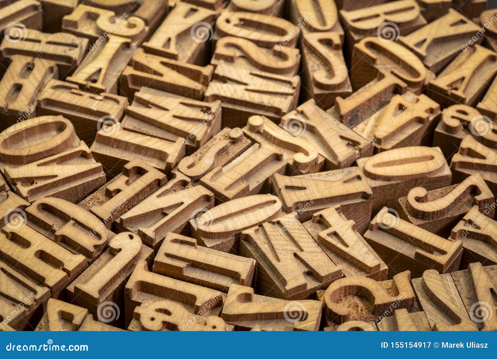 Letterpress Wood Type Printing Blocks Stock Image - Image of typography ...