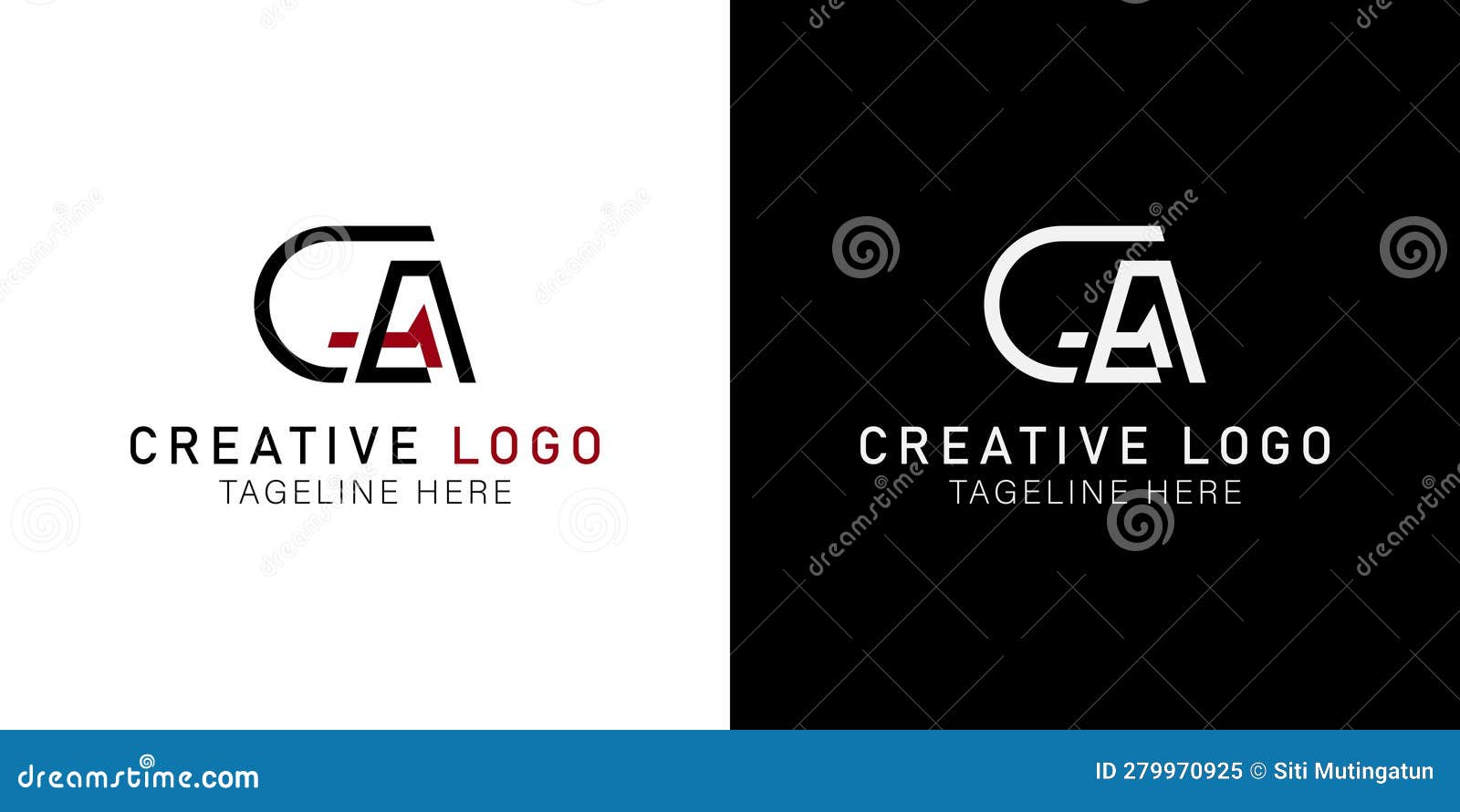 Letters Abstract Logo AC. Monogram Logo Concept Stock Vector ...