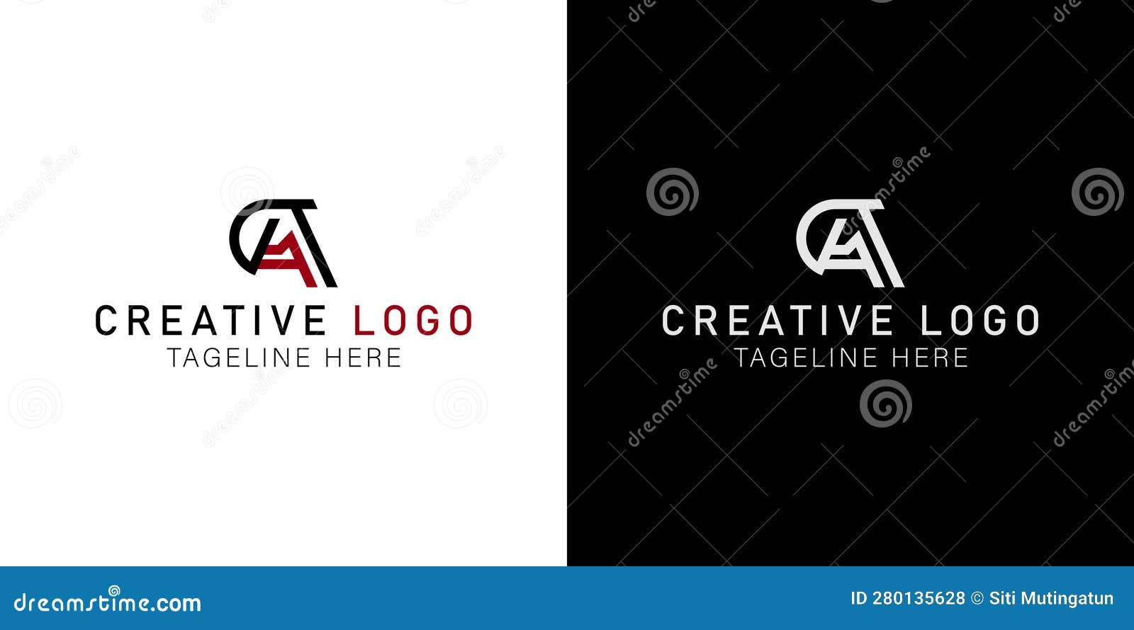 Letters Abstract Logo Initials a. Monogram Logo Concept. Vector ...