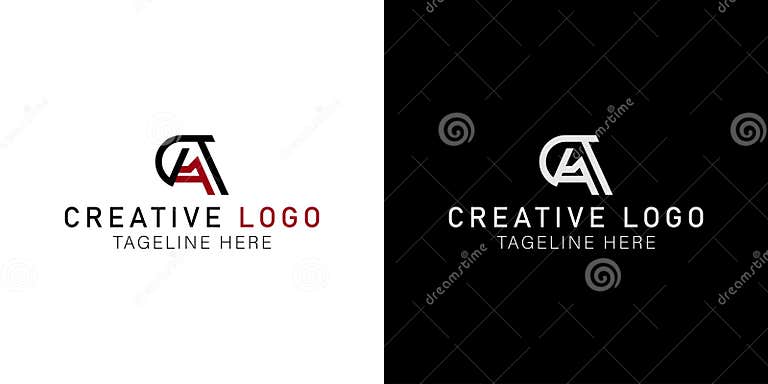 Letters Abstract Logo Initials a. Monogram Logo Concept. Vector ...