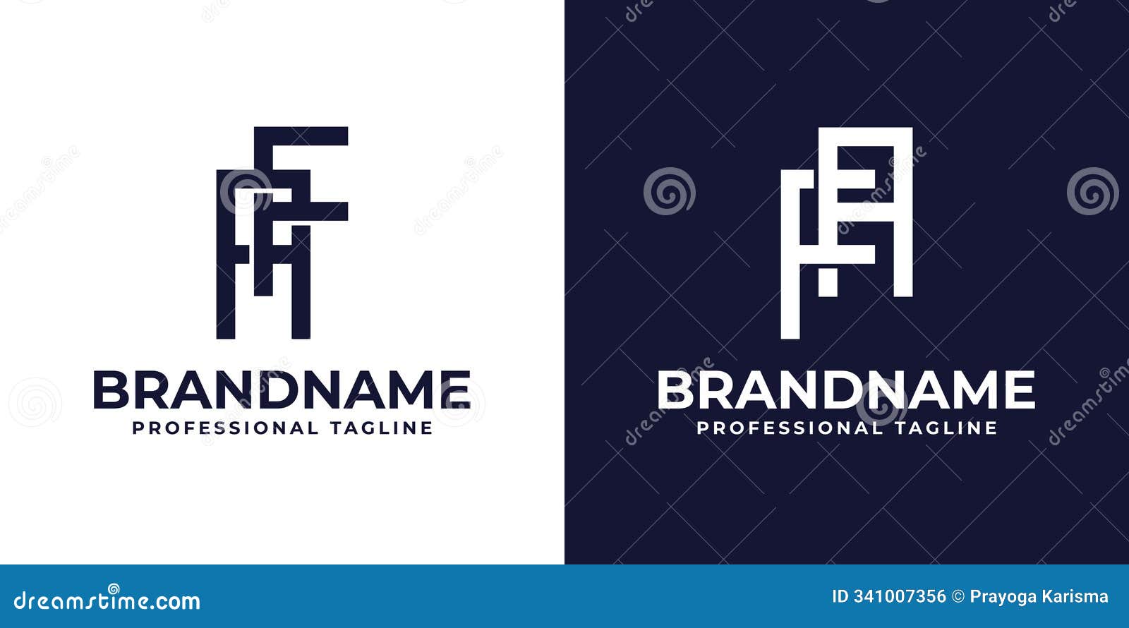 Letters AF and FA Monogram Logo, for Business with FA or AF Initials ...