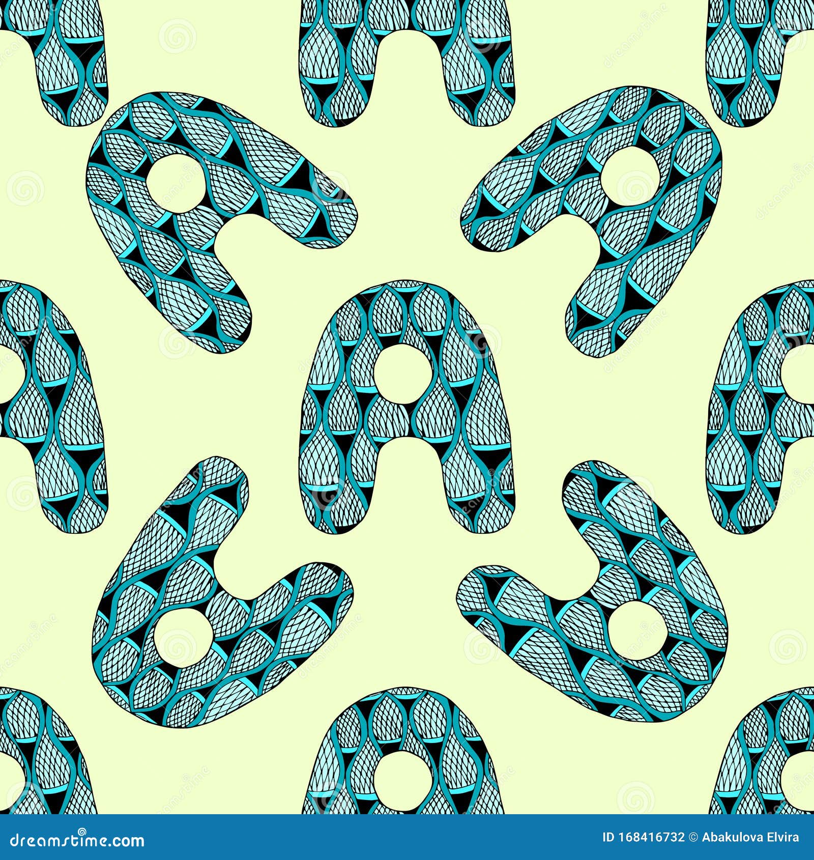 Letters of the Alphabet. Best for Design, Web, Greetings. Seamless ...