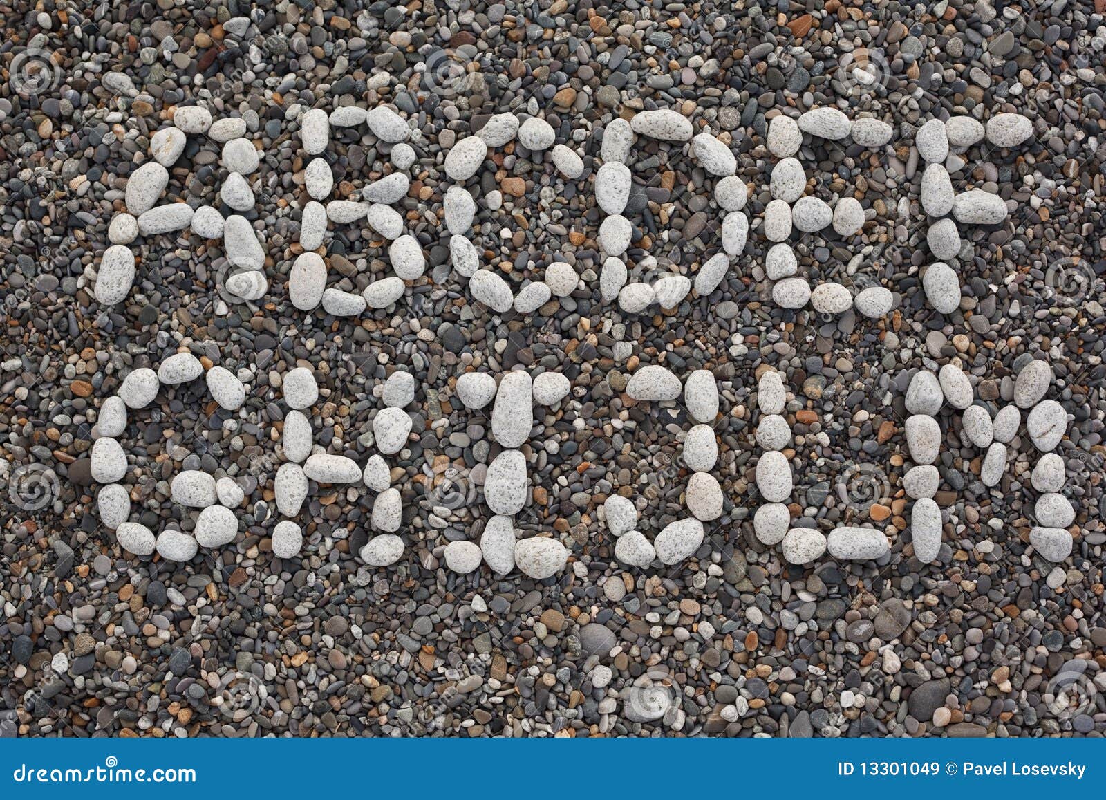 Letters of Alphabet Made of White Stones Stock Image - Image of message ...