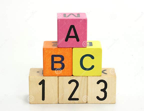 Letters a b c and numbers stock photo. Image of preschool - 2952038