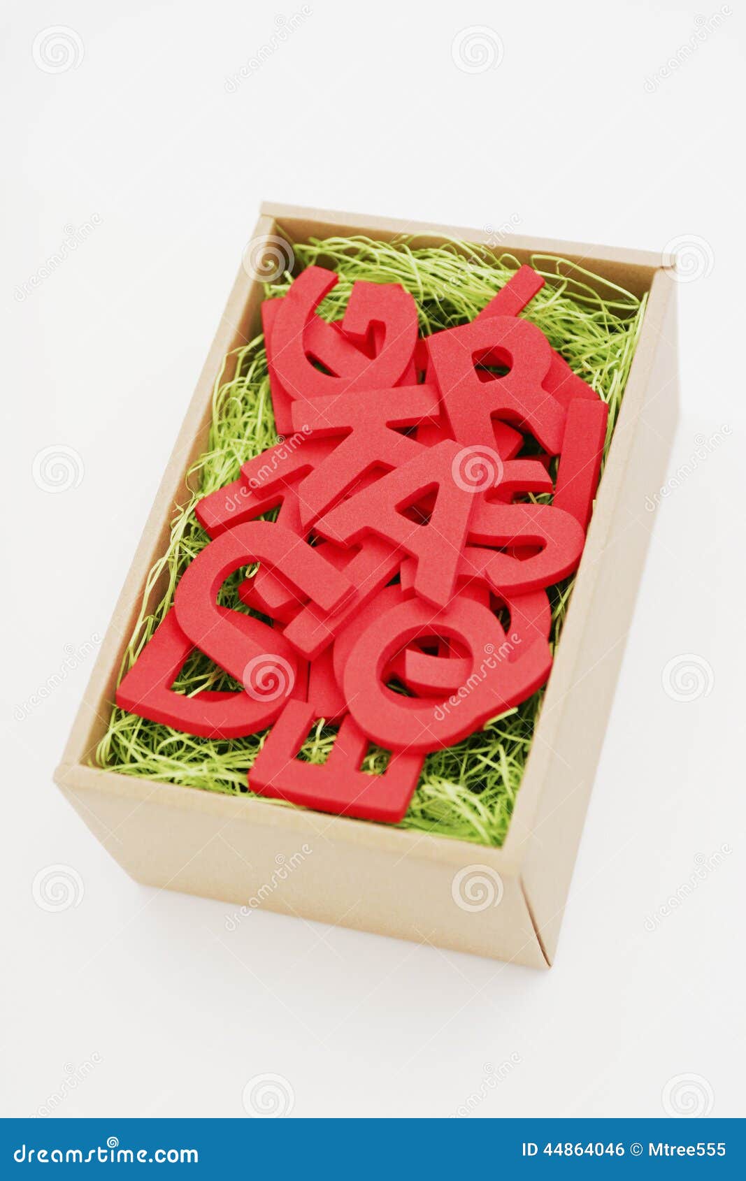 Letters in a box stock photo. Image of deliver, language - 44864046