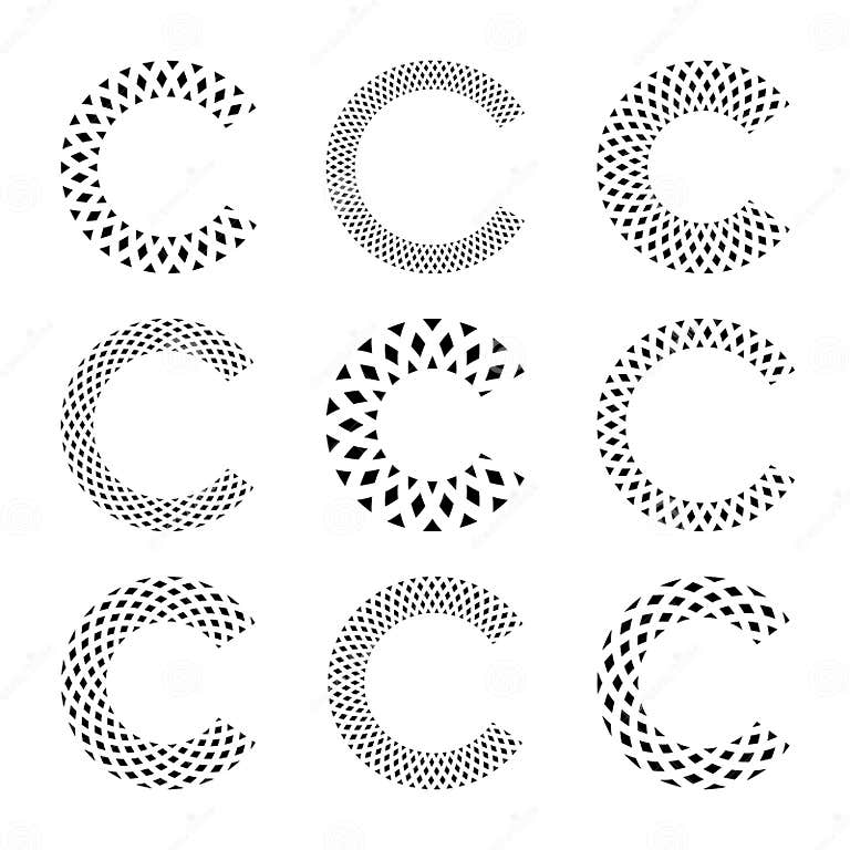 Letters C and O for Monogram Logo. Elements for Design Stock Vector ...
