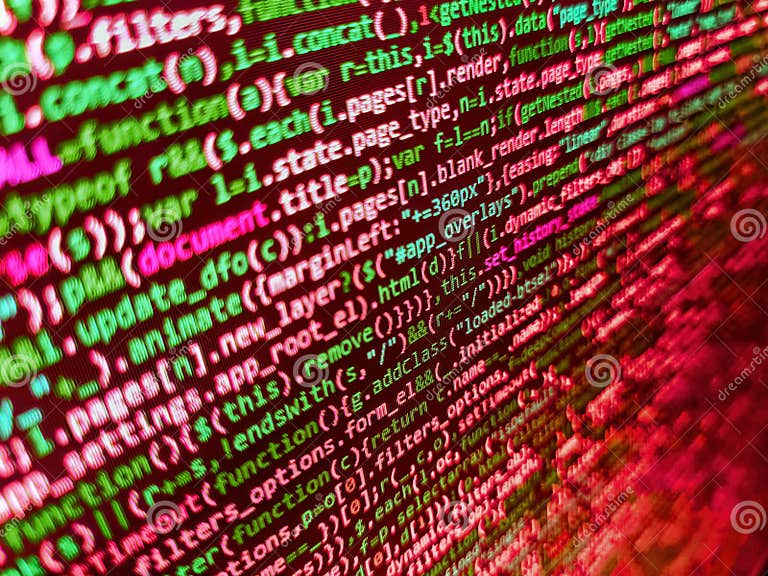 Letters, Chars, and Digits. Tensorflow AI Concept. Binary Code Digital Technology Background ...