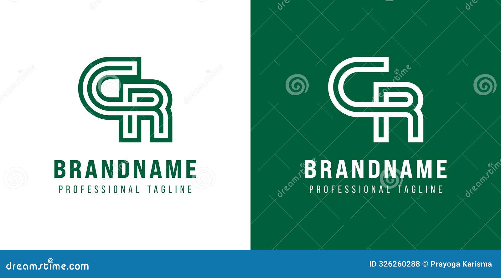 Letters CR Monogram Logo, Suitable for Any Business with RC or CR ...