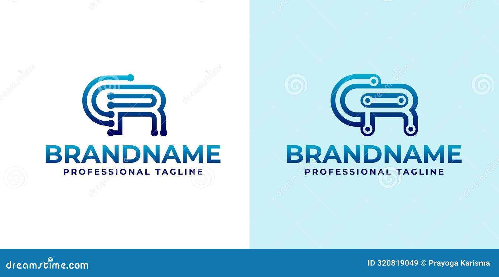 Letters CR Technology Logo, Great for Tech Hardware and Electronics ...