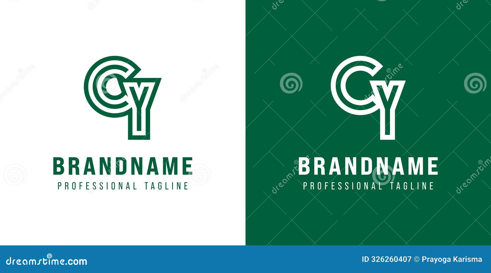 Letters CY Monogram Logo, Suitable for Any Business with YC or CY ...