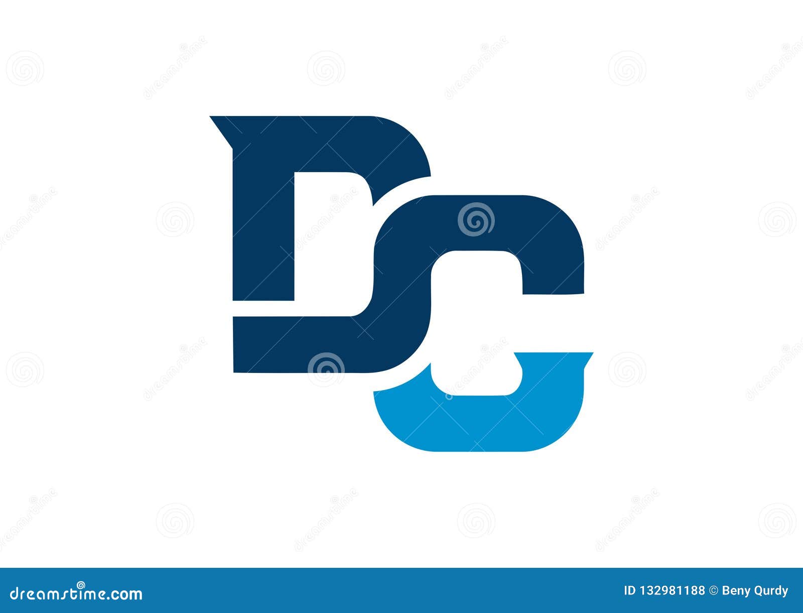 Letters DC Vector Logo Stock Photography | CartoonDealer.com #132981188
