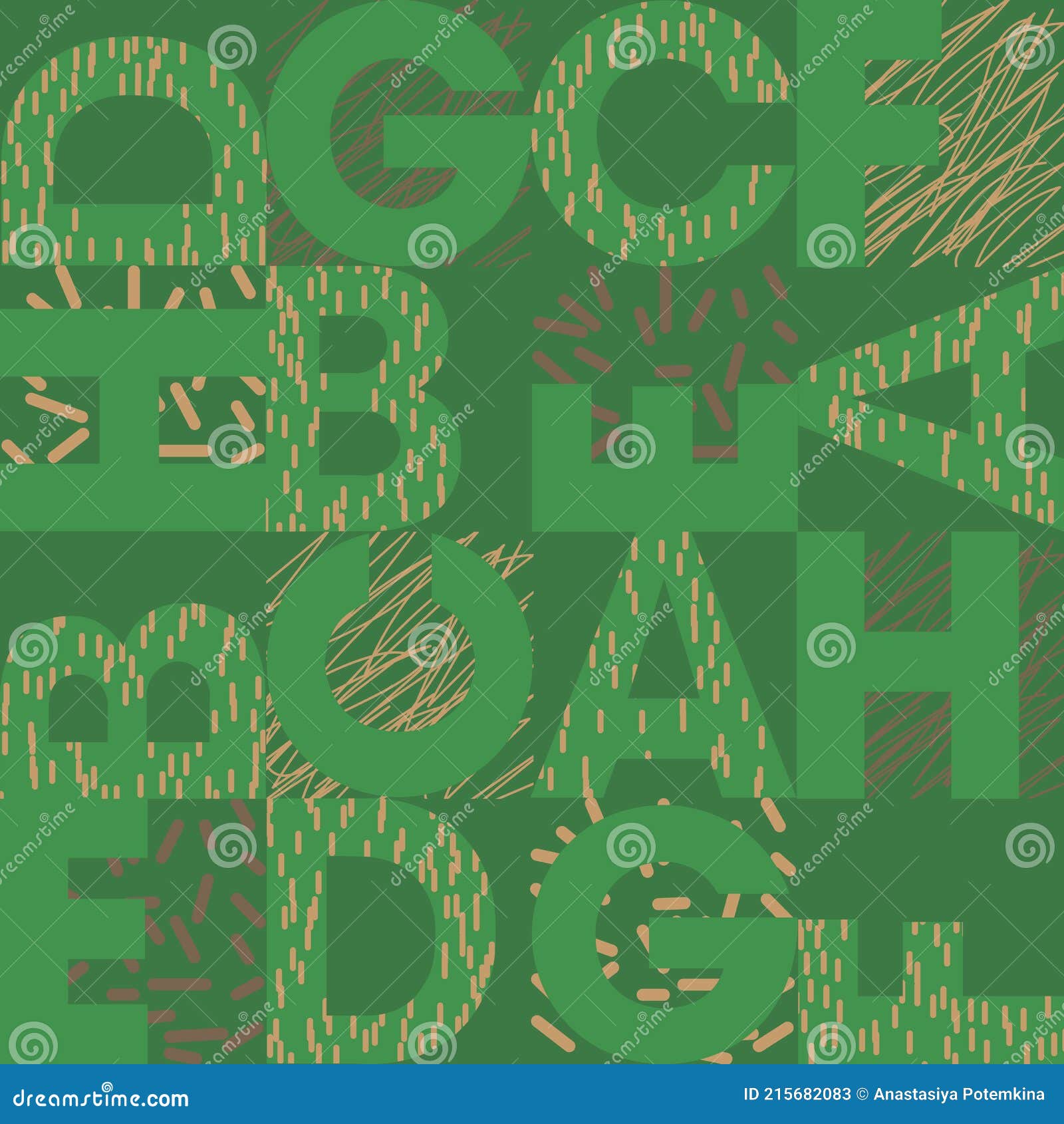 Letters Different Slope Alphabet Stock Vector - Illustration of ...