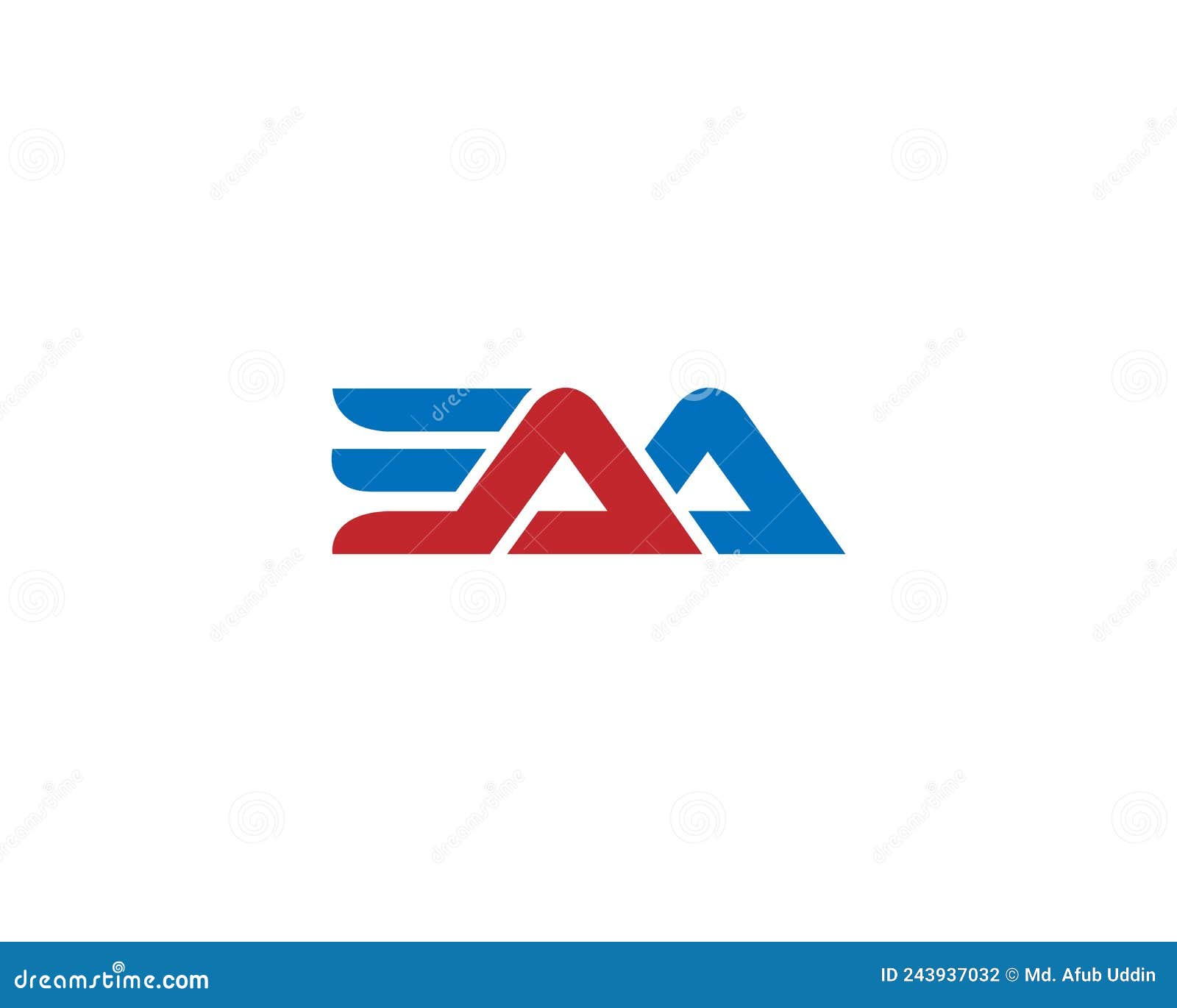 Letters EAA Modern Logo Design Vector Concept Stock Vector ...
