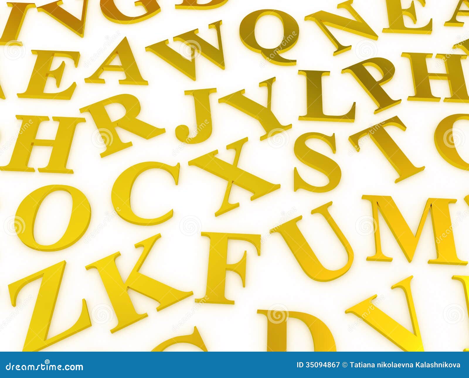 Letters of the English Alphabet. Stock Image - Image of school ...