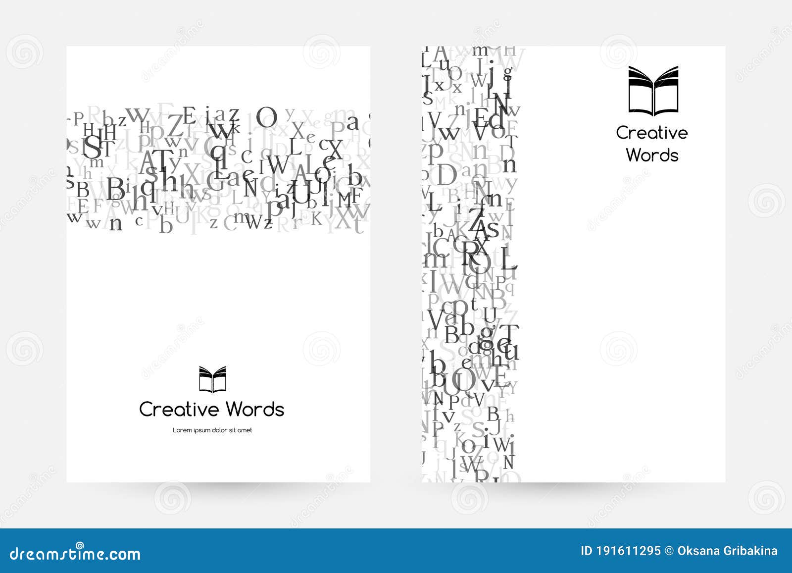 Letters. English Alphabet Design Collection Stock Vector - Illustration ...