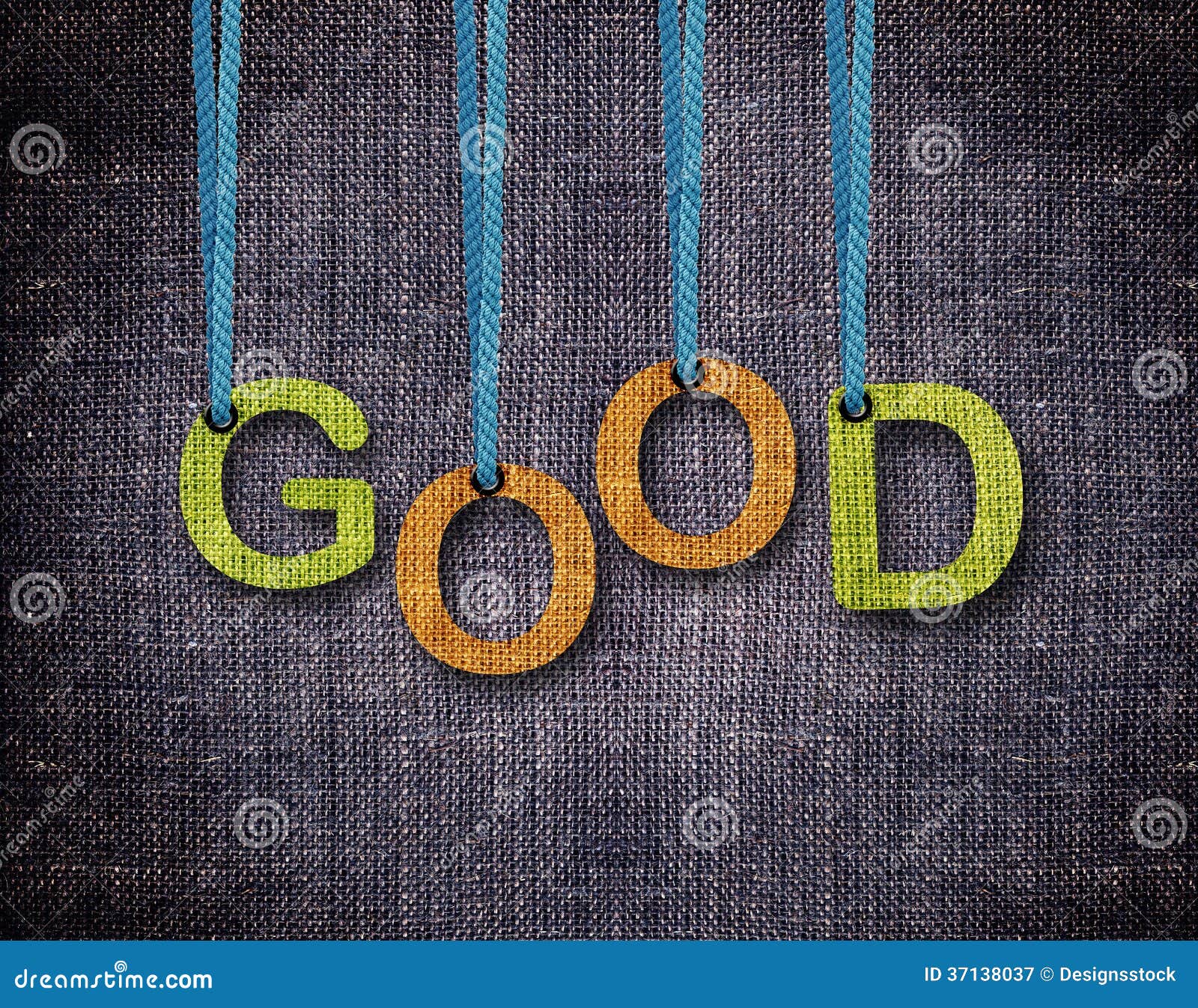 Letters hanging strings stock image. Image of concept - 37138037