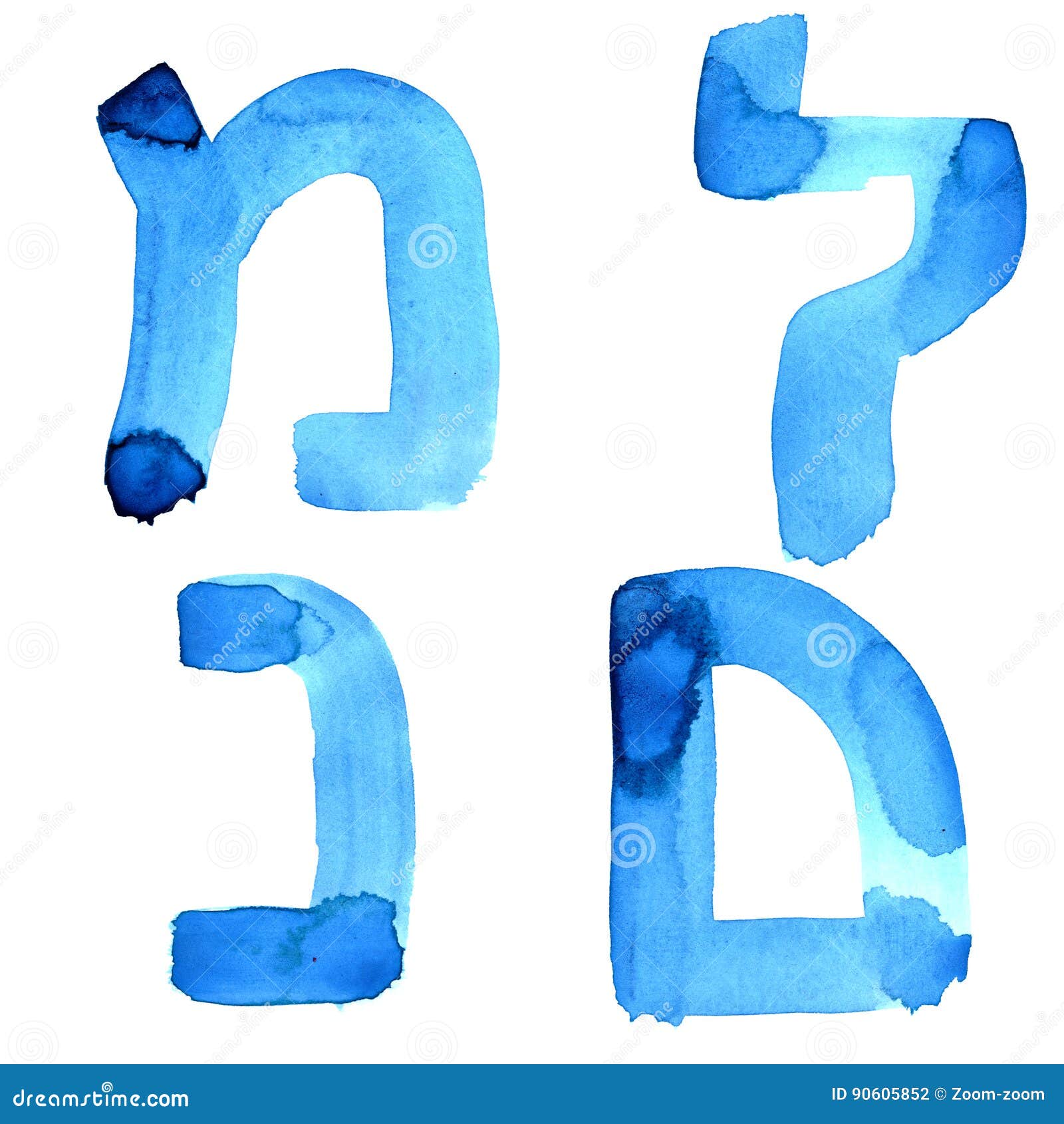 Letters Of Hebrew Alphabet Stock Photography | CartoonDealer.com #90605852