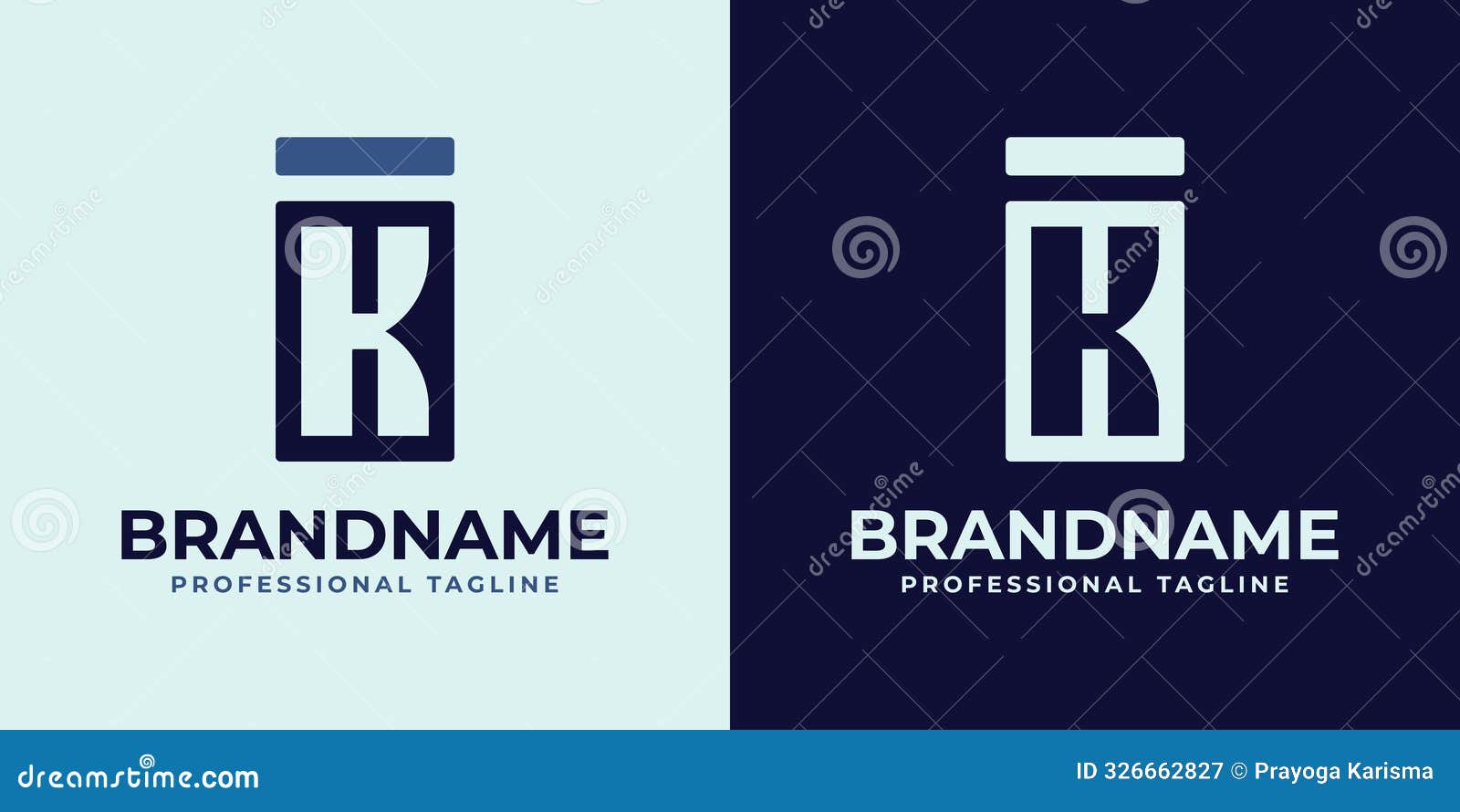Letters IK Monogram Logo, Suitable For Any Business With KI Or IK ...