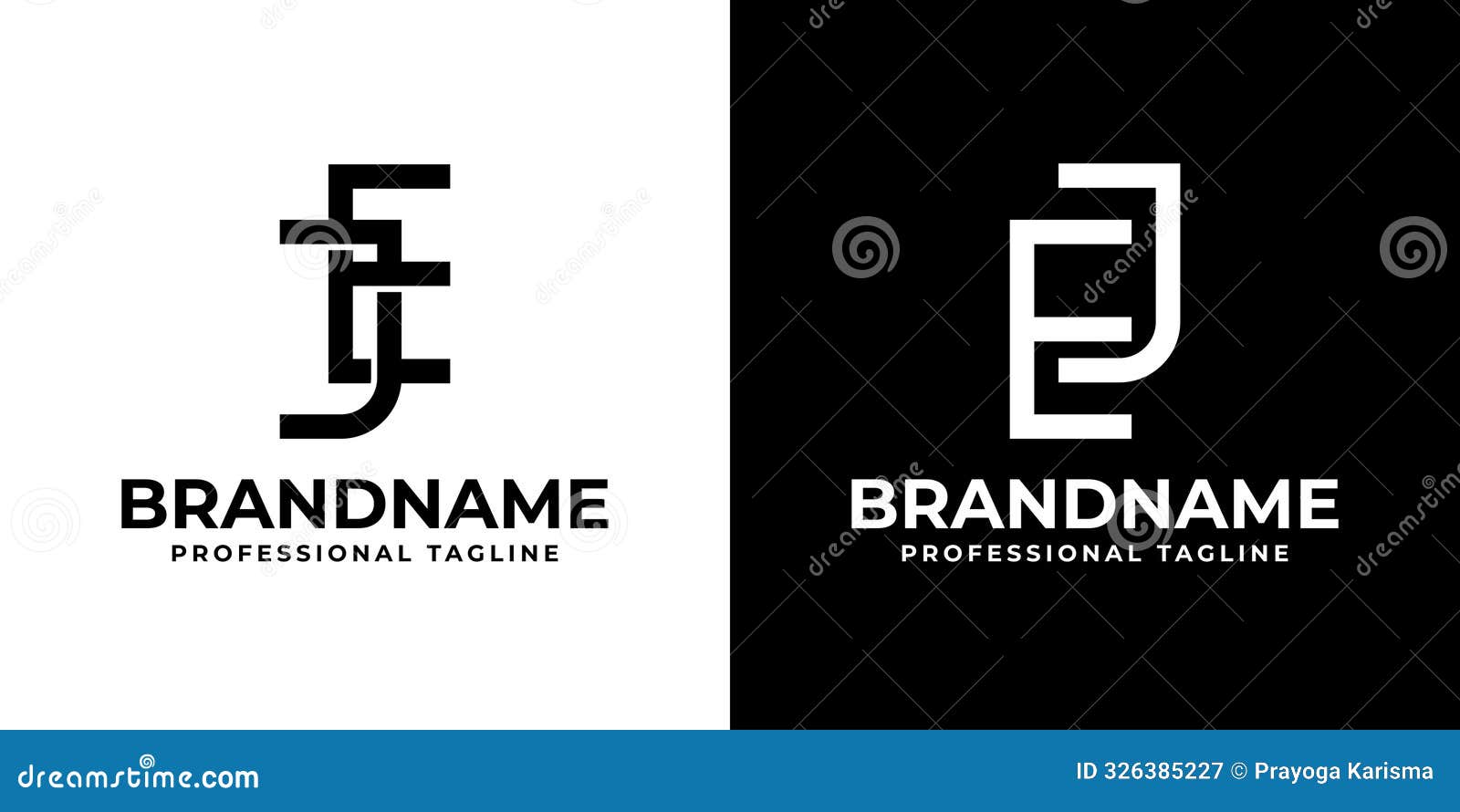 Letters JE and EJ Monogram Logo, Suitable for Any Business with JE or ...