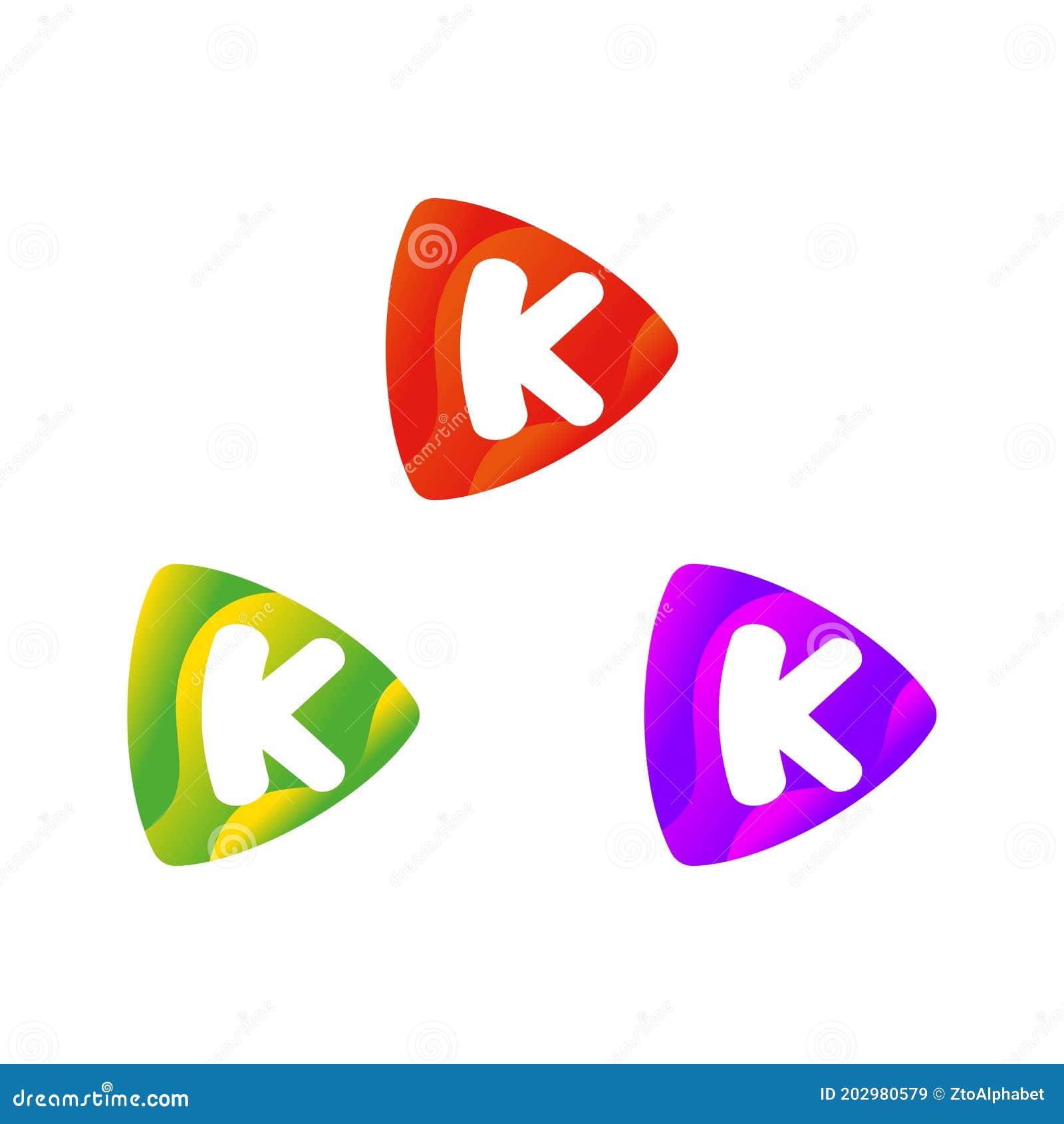 Letters K Logo Design Template Stock Vector - Illustration of alphabet ...