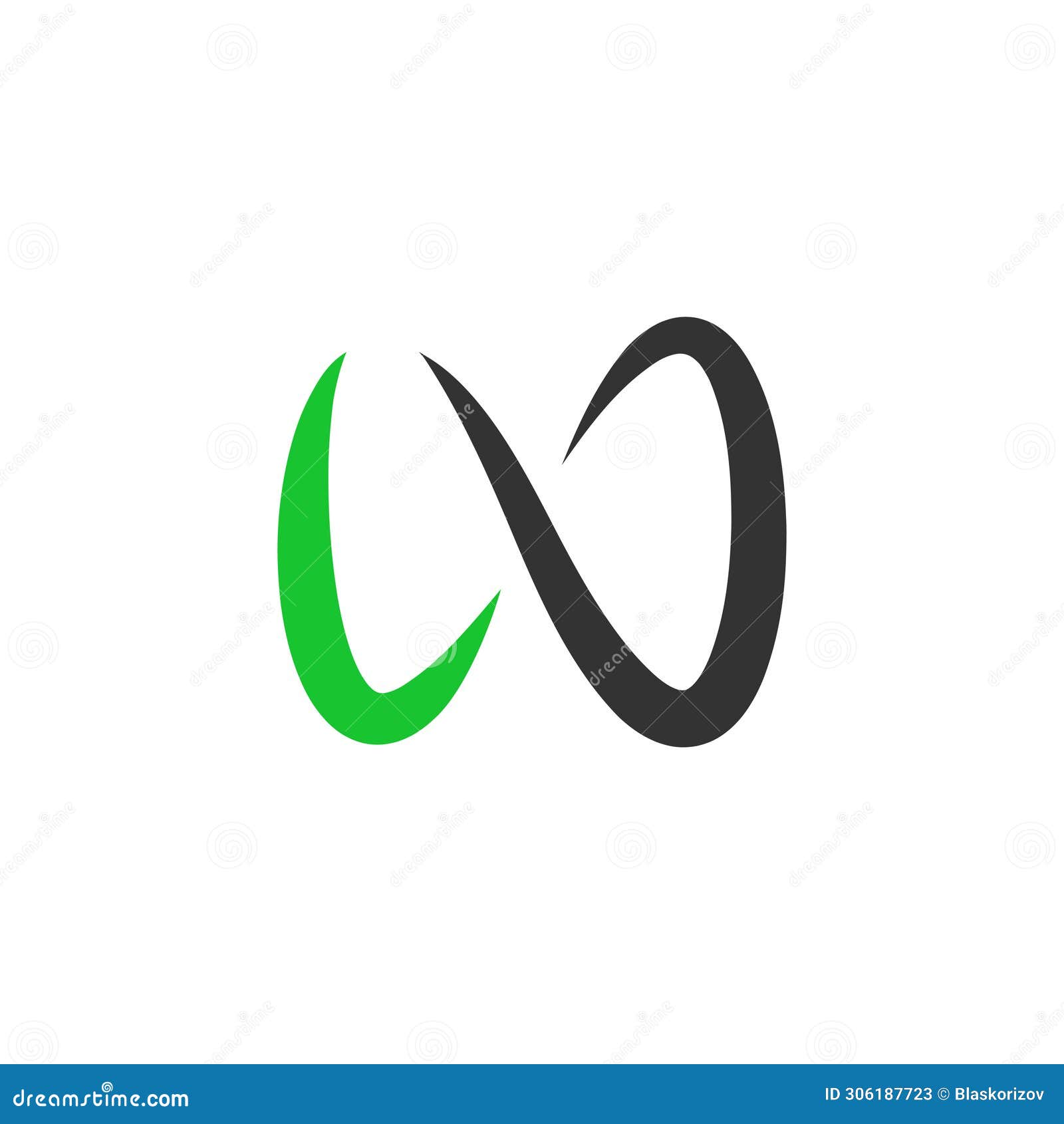 Letters L and V Infinity Symbol Lv Initials Logo Icon Stock ...