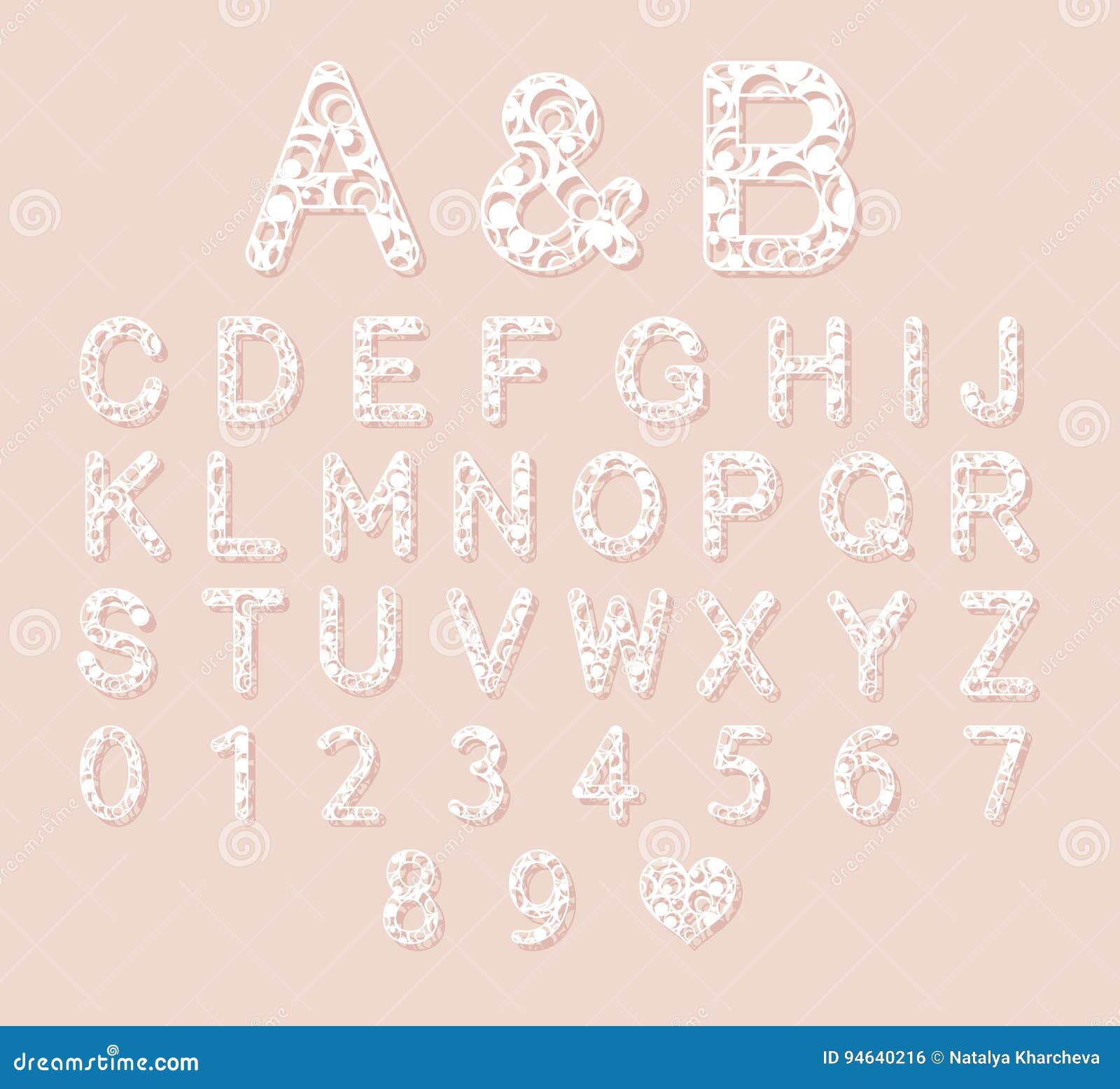Letters for Laser Cutting. English Alphabet Stock Vector - Illustration ...